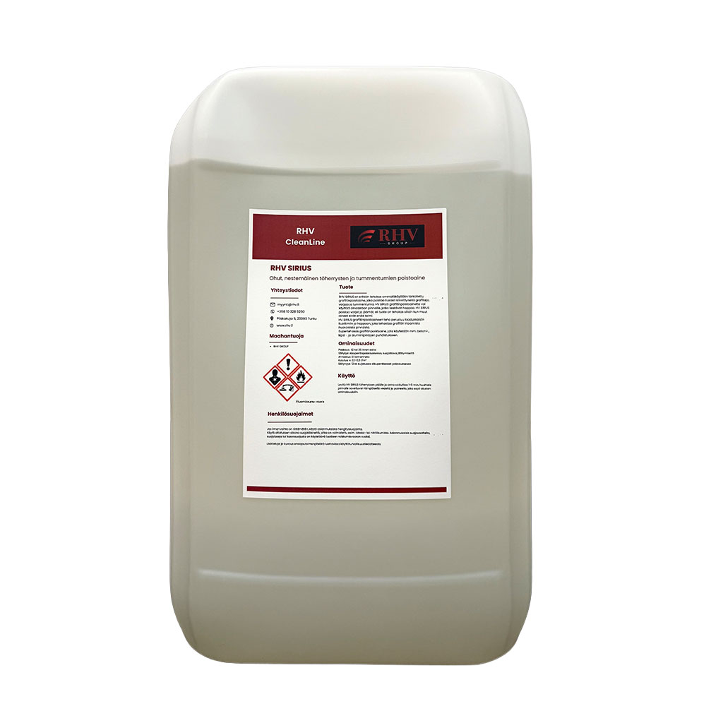 RHV Sirius – Happopohjainen graffitinpoistoaine | RHV Group